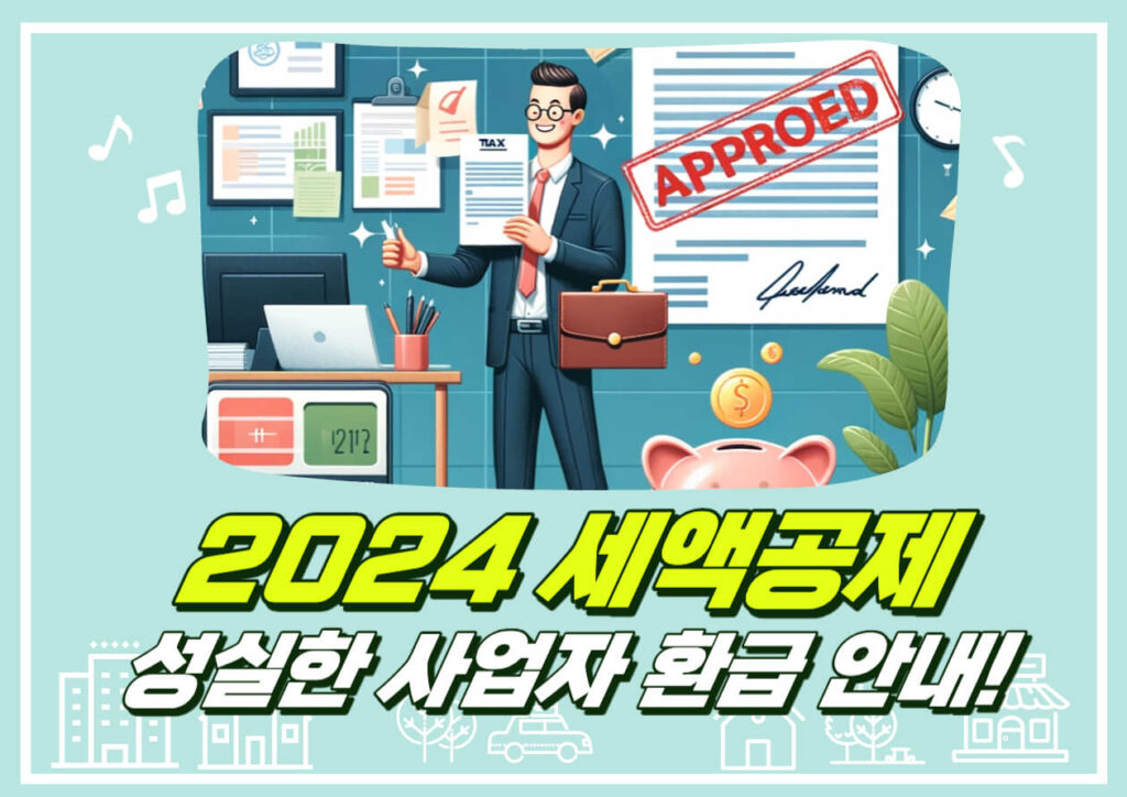 2024 세액공제 환급 소식 성실한 사업자를 위한 국세청의 특별 환급 안내 - Human stories